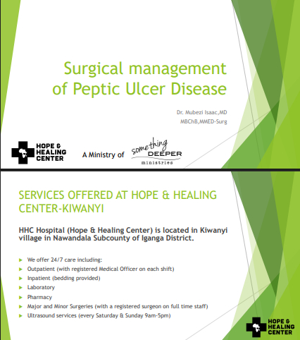 Busoga Health Forum[BHF] | Surgical Management of Peptic Ulcer Disease