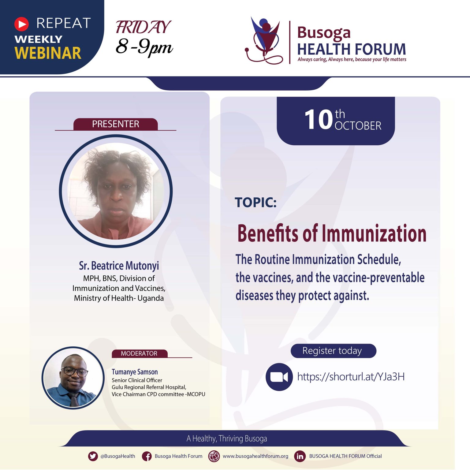 Busoga Health Forum[BHF] | Benefits of Immunization – The Routine ...